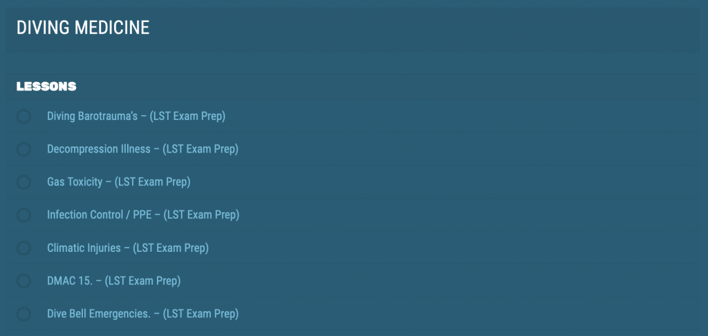 LST Exam Preparation Program - Trauma Training